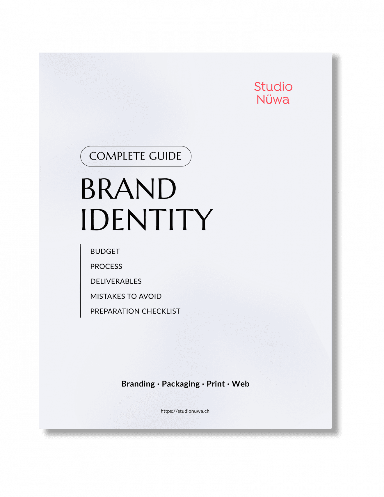 Minimalist Branding & Visual Identity - Studio Nüwa